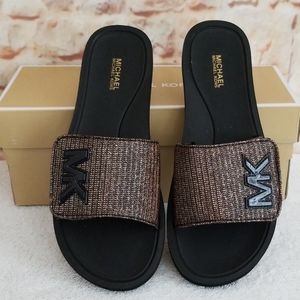 Michael Kors | Shoes | New Michael Kors Mk Slides | Poshmark